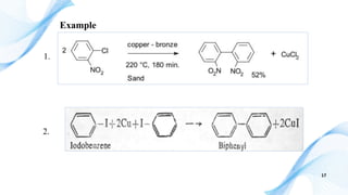 DIECKMANN CONDENSATION AND ULLMANN COUPLING REACTION | PDF