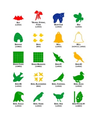 Die Cut Catalog at the TERC | PDF