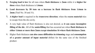 Die design optimization and die stress analysis of control arm by ...