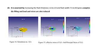 Die design optimization and die stress analysis of control arm by ...
