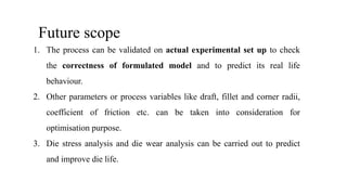 Die design optimization and die stress analysis of control arm by ...