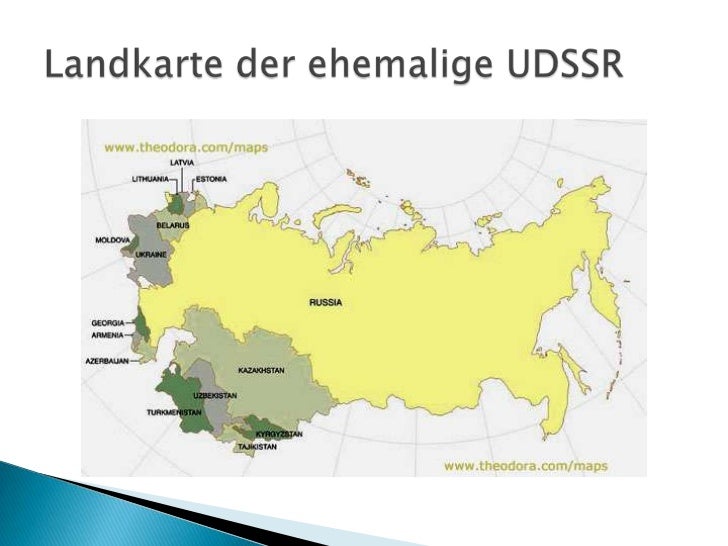 Die ehemalige UDSSR
