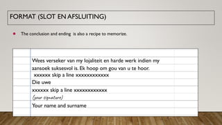 Die formaat van ‘n dekbrief.pptx