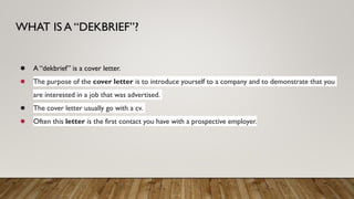 Die formaat van ‘n dekbrief.pptx