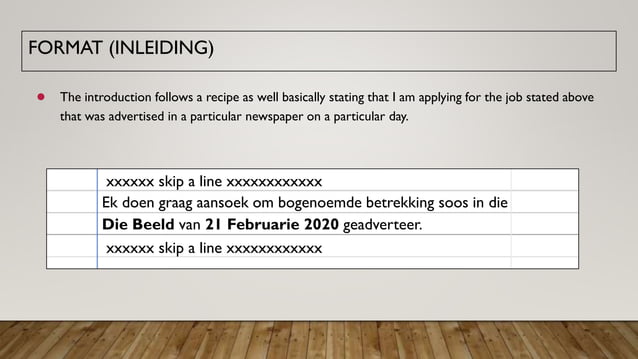 Die formaat van ‘n dekbrief.pptx