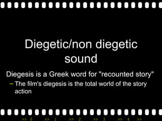 Diegetic Sound Production | PPT