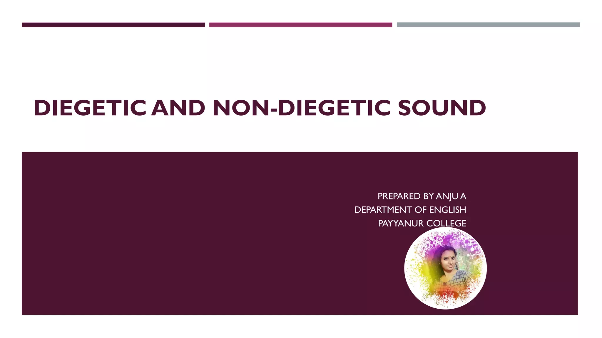Diegetic and non diegetic sound | PDF