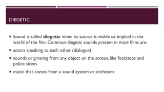 Diegetic and non diegetic sound | PDF | Music | Entertainment