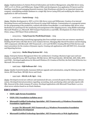 Curriculum vitae (english version) | PDF