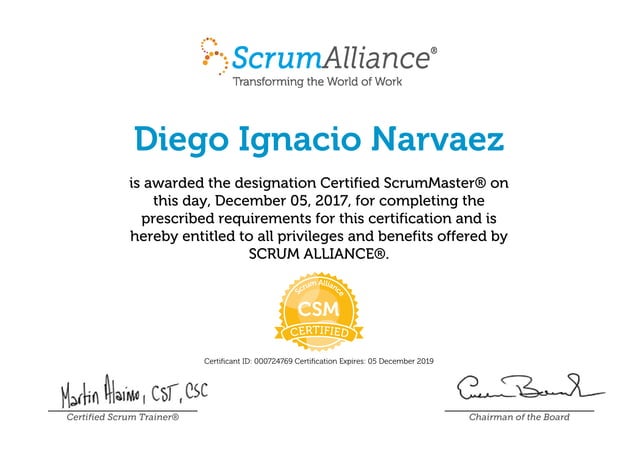 Certified CSM | PDF