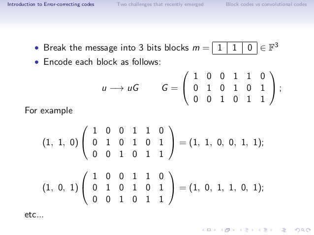 Error Correcting Codes Application Of Convolutional Codes To Video S…