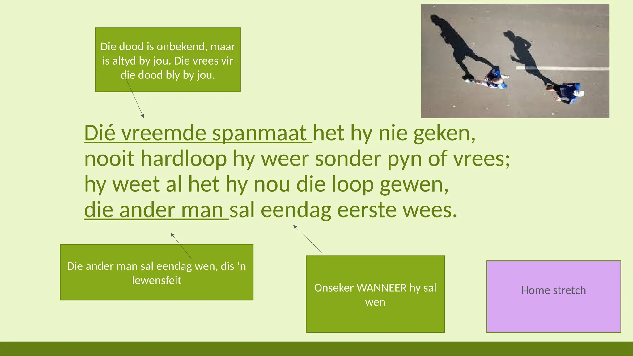 Die hardloper 2024 - Matric Afrikaans FAL poem | PPTX