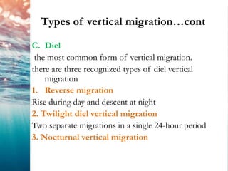 Diel vertical migration (DVM) | PPTX