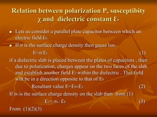 DielectricsDielectricsDielectricsDielectricsDielectrics | PPT