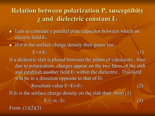 DielectricsDielectricsDielectricsDielectricsDielectrics | PPT