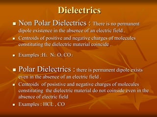 Dielectric constant | PPT