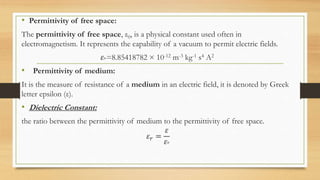 Dielectric constant and polarizibality | PPTX
