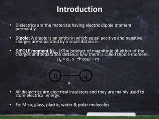 Dielectric materials | PPTX