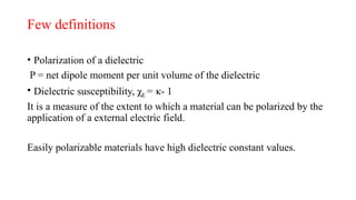 Unit-I Dielectric Materials- B.Tech .pptx