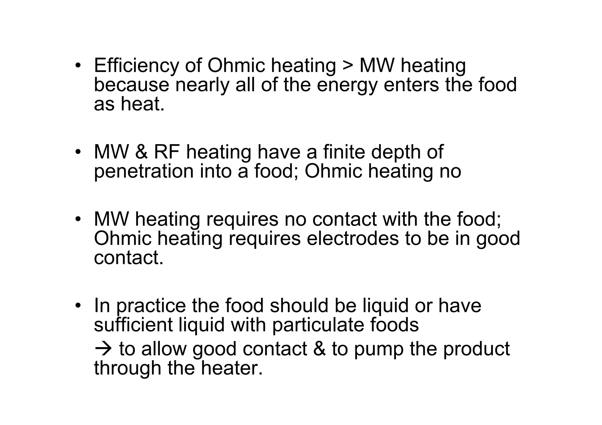 Dielectric, ohmic, infrared_heating for food products | PDF