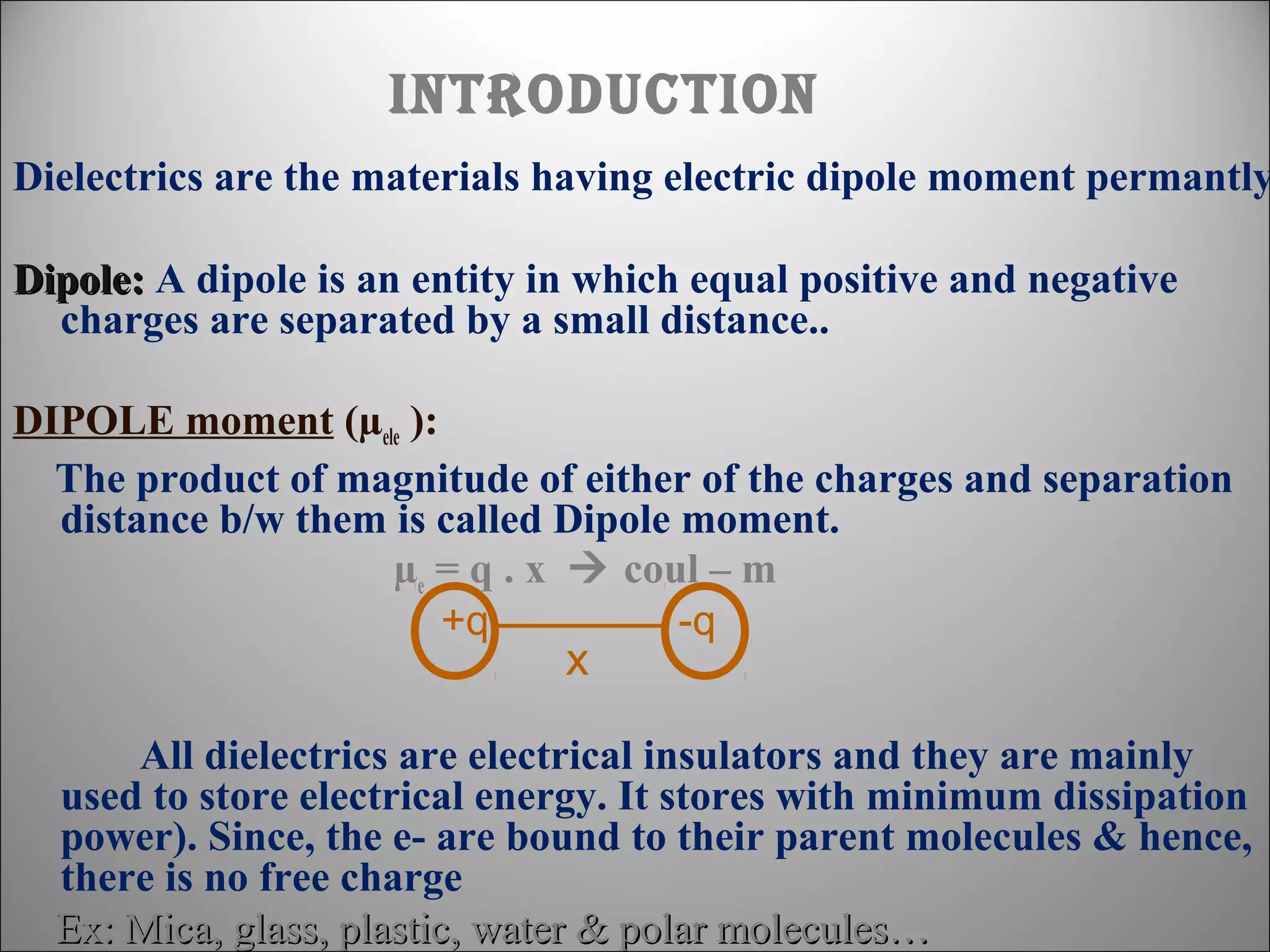 Dielectric Material and properties | PPT