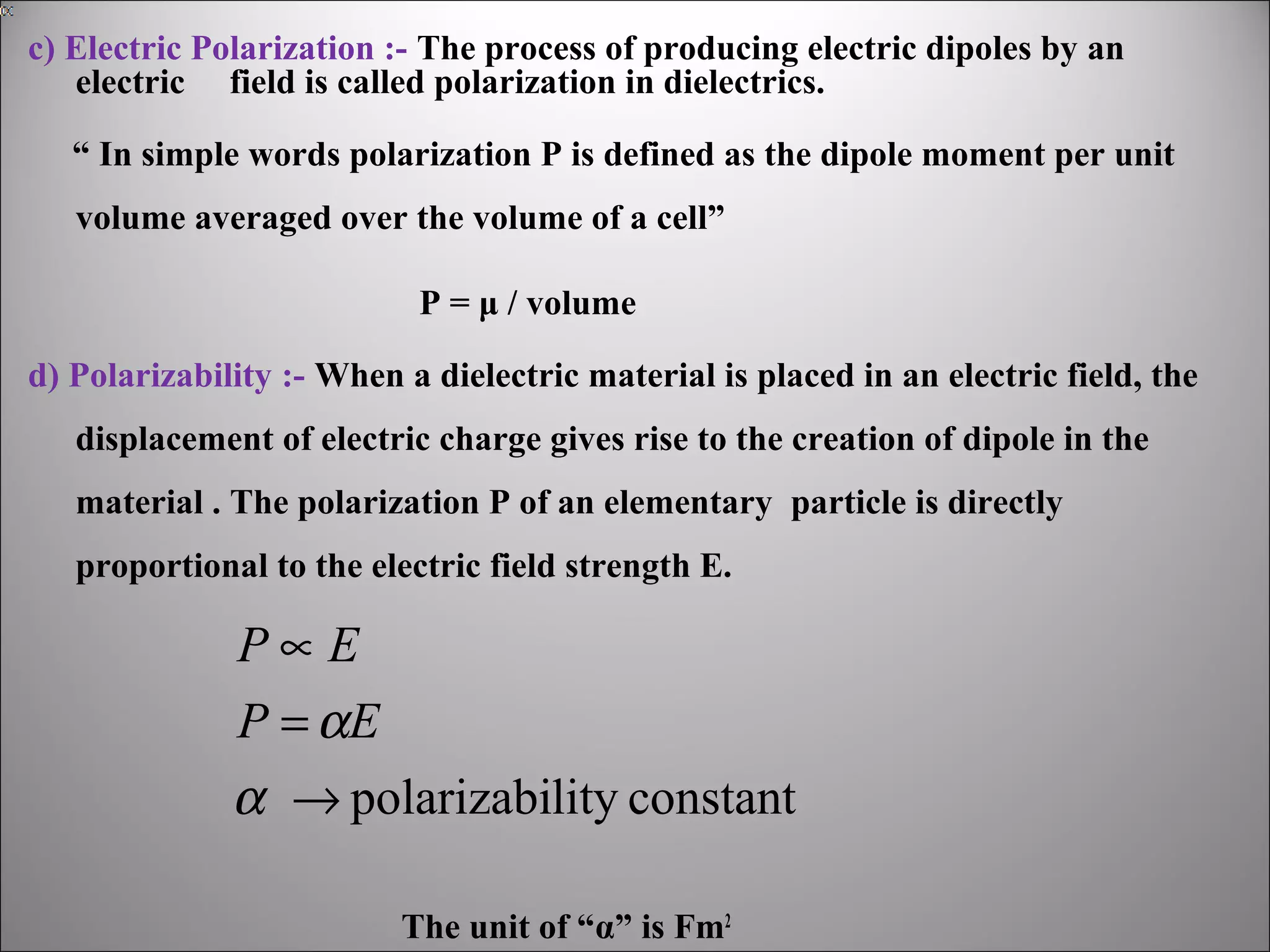 Dielectric Material and properties | PPT