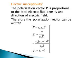 B.Tech sem I Engineering Physics U-I Chapter 2-Dielectrics | PPTX