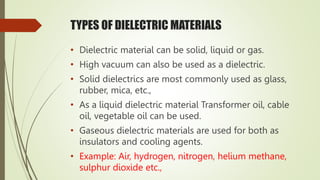 DIELECTRICS.pptx | Chemistry | Science