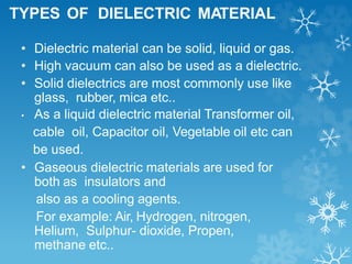 Dielectrics materials | PPTX