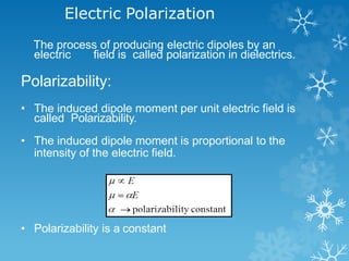 Dielectrics materials | PPTX