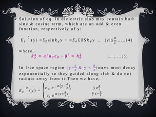 Dielectric wave guide | PPTX