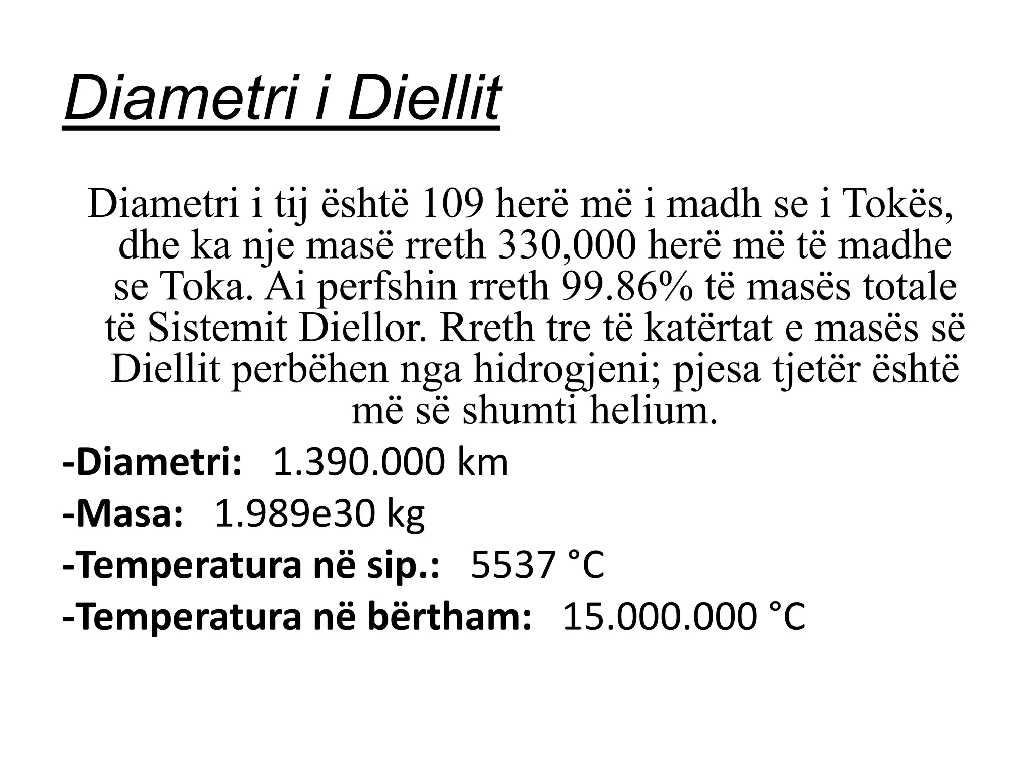 Dielli burim i energjisë leonora thaqi | PPTX