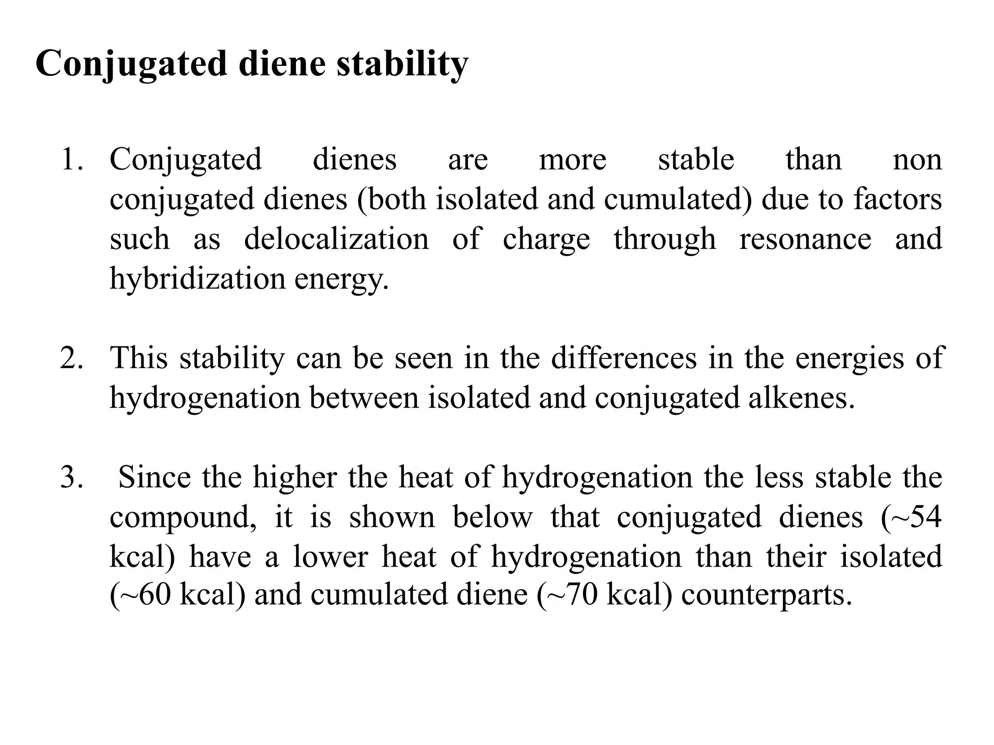 Diels alder and stability of conjucated dienes | PPTX
