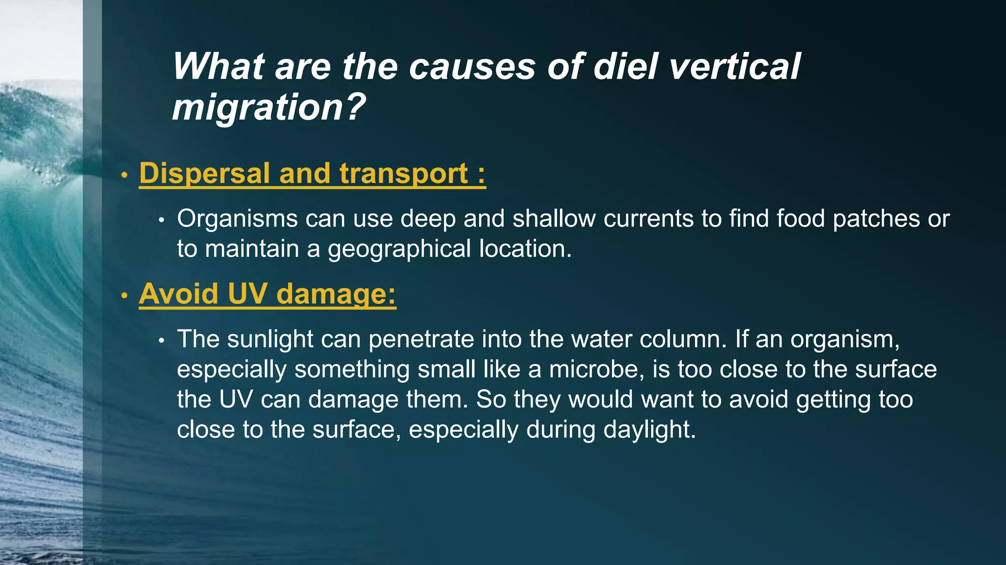 Diel vertical migration | PPTX