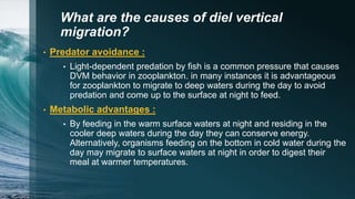 Diel vertical migration | PPTX