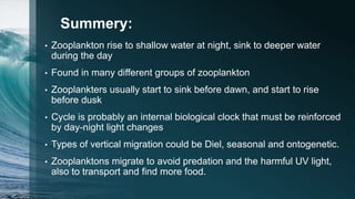Diel vertical migration | PPTX