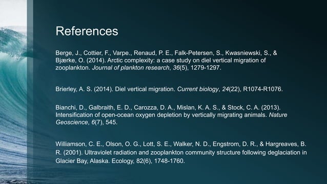 Diel vertical migration | PPTX