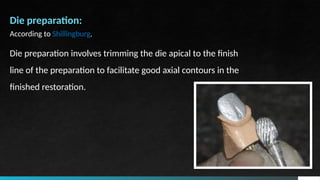 DIE MATERIALS AND DIE MATERIALS IN PROSTHODONTICS | PPTX