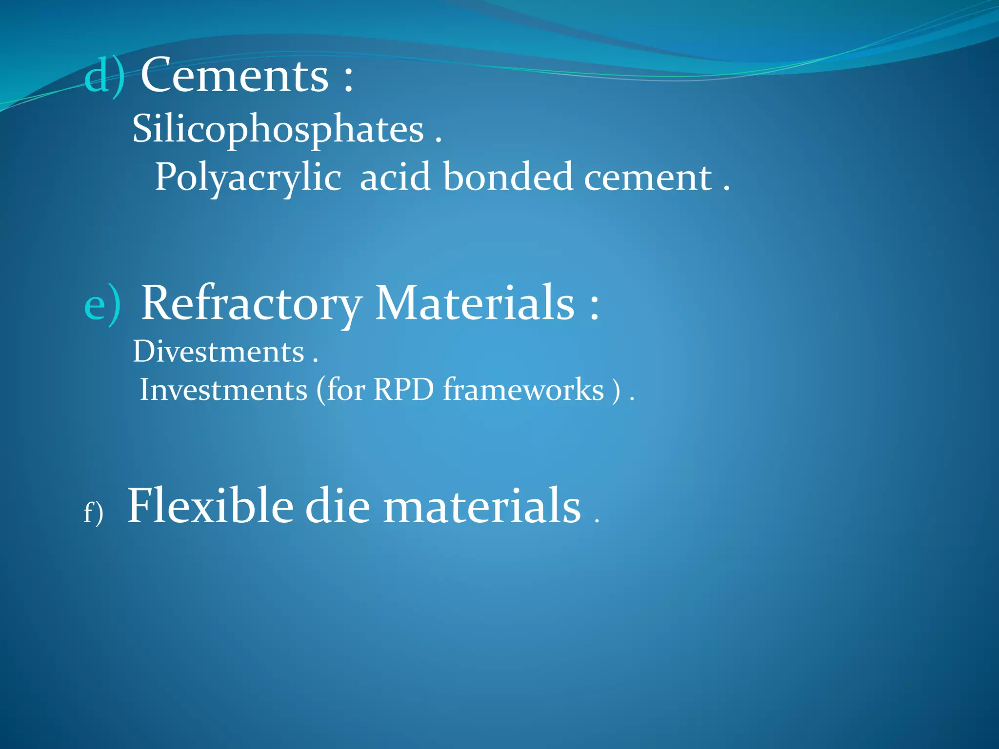 Die materials and die systems | PPTX
