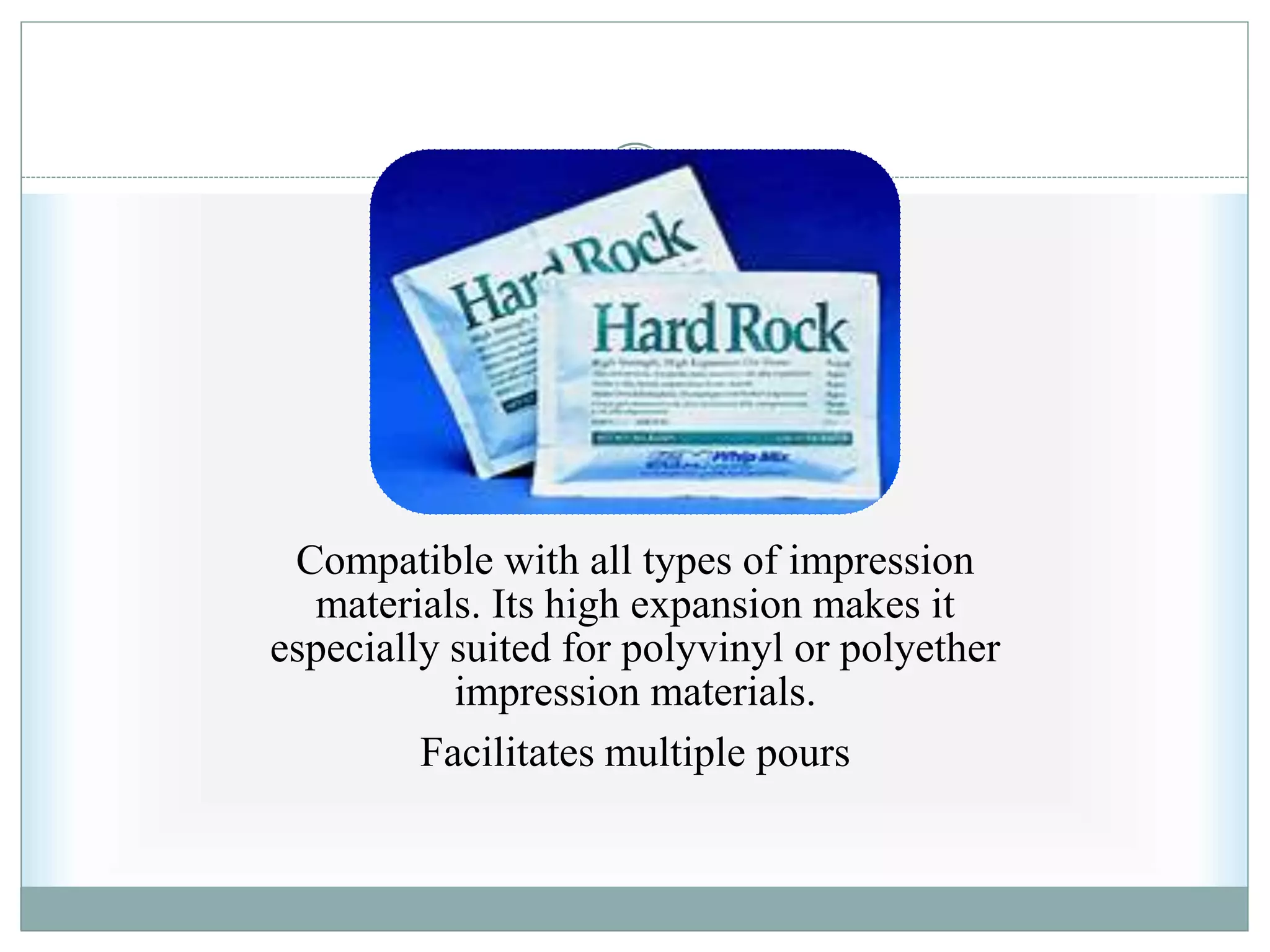 Die materials and Die system - Dental | PPT