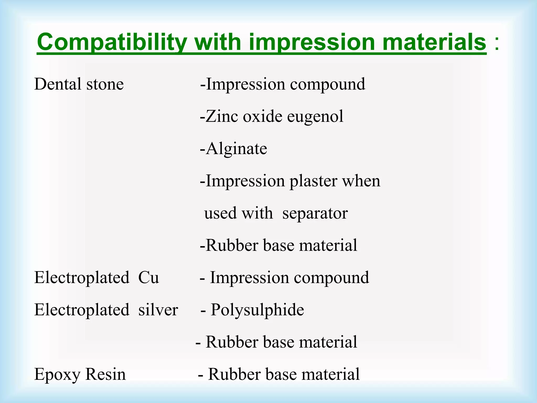Die materials and Die system - Dental | PPT