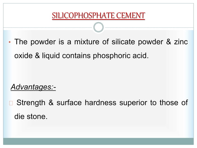 Die materials and Die system - Dental | PPT | Oral care | Personal Care