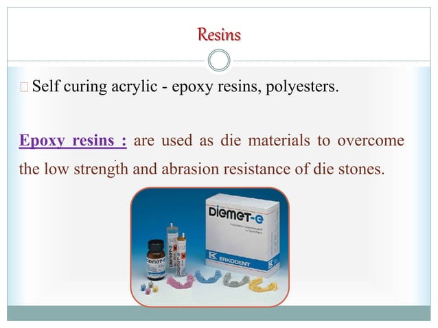 Die materials and Die system - Dental | PPT | Oral care | Personal Care