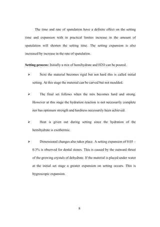 Die materials and technique of fabrication | DOC