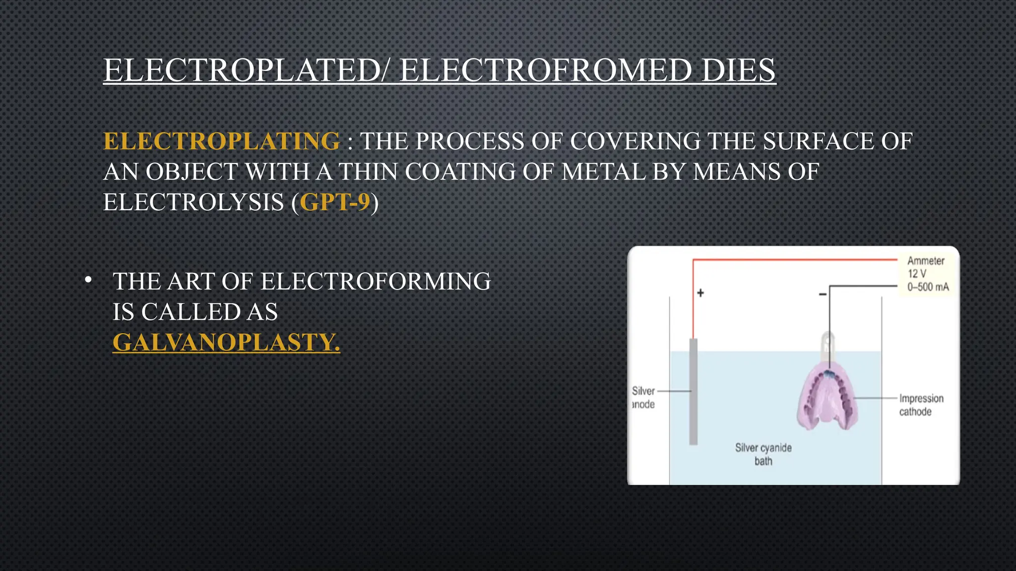 Die materials and die system in prosthodontics | PPTX