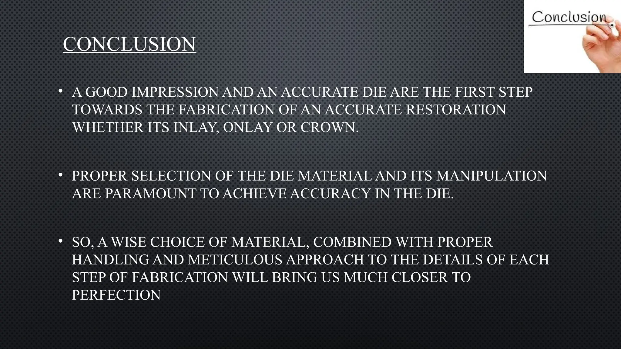 Die materials and die system in prosthodontics | PPTX