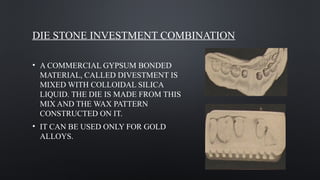 Die materials and die system in prosthodontics | PPTX