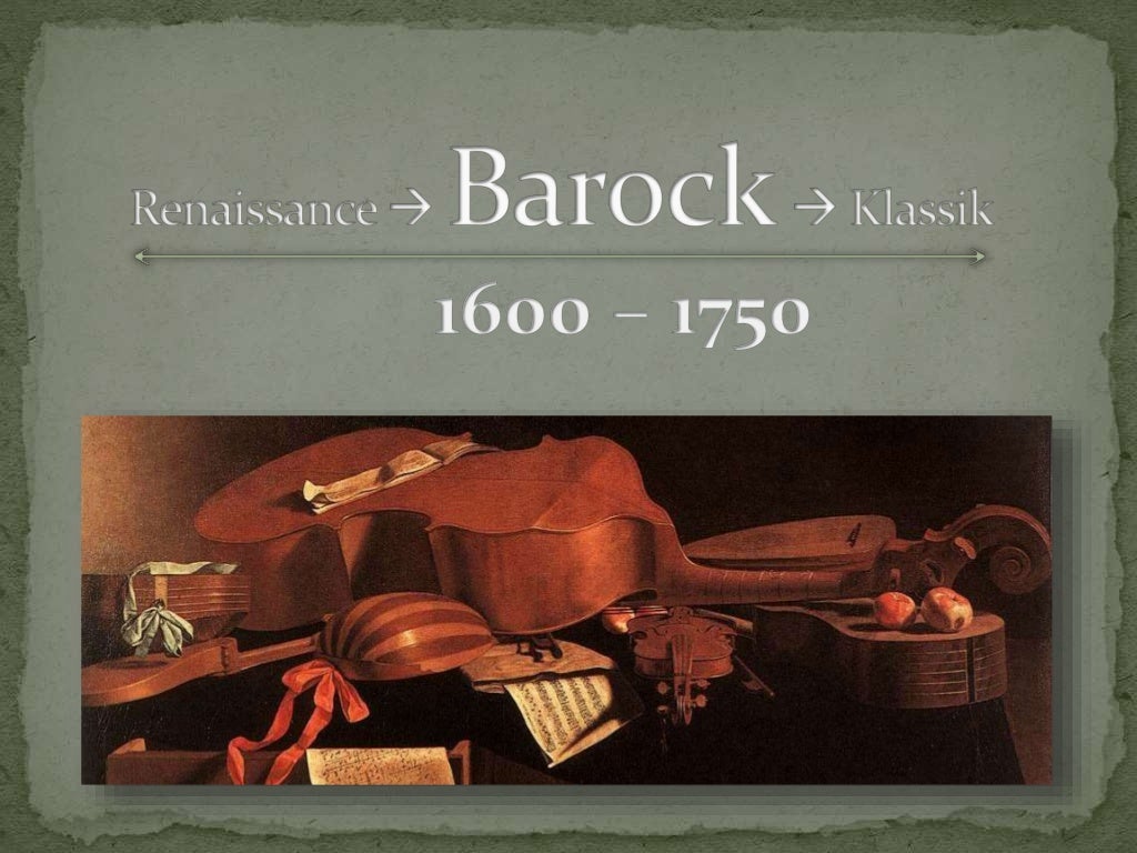 Die Musik des Barock