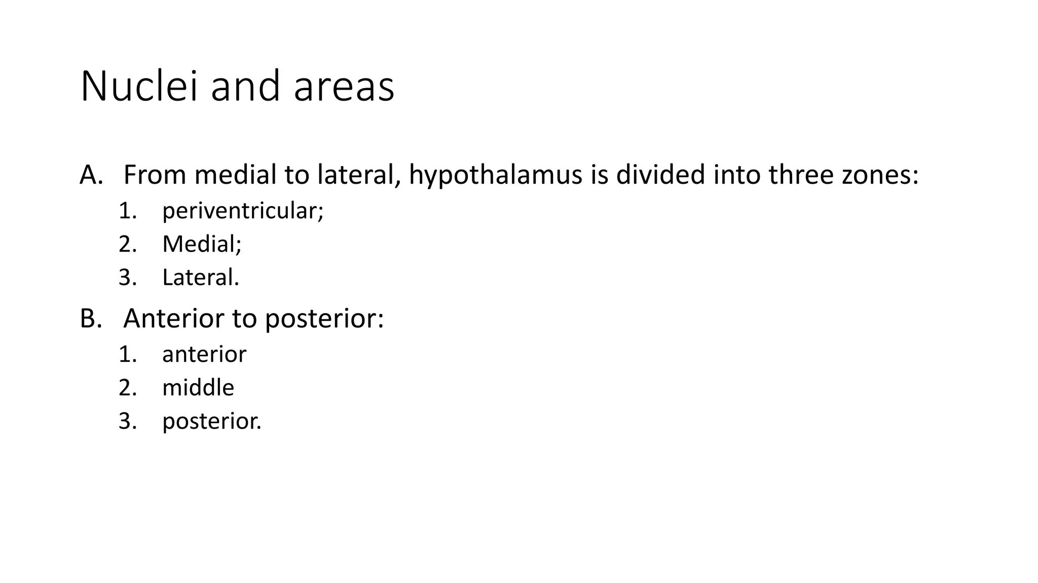 Diencephalon Pptx Structure And Function Ppt