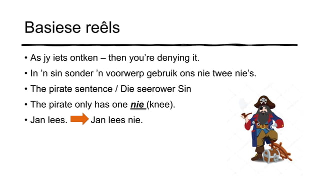 Die Ontkennende Vorm Graad 11 | PPTX